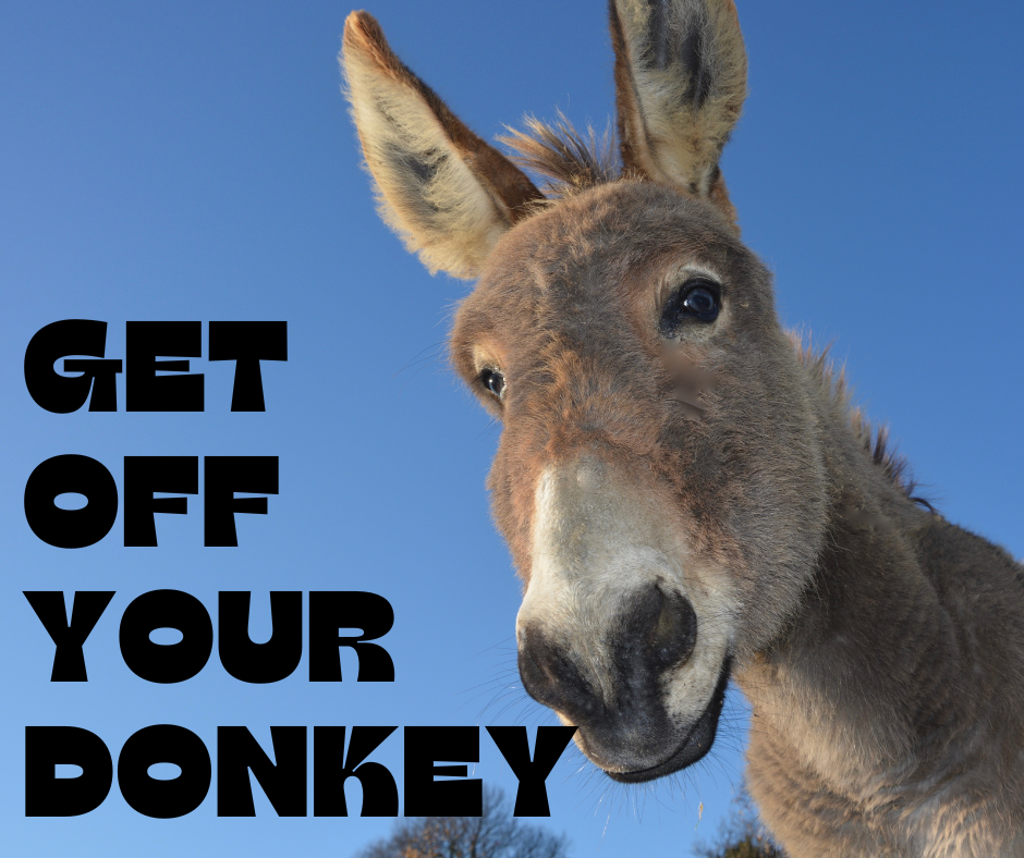 Get off Your Donkey – AChuckAllen.com
